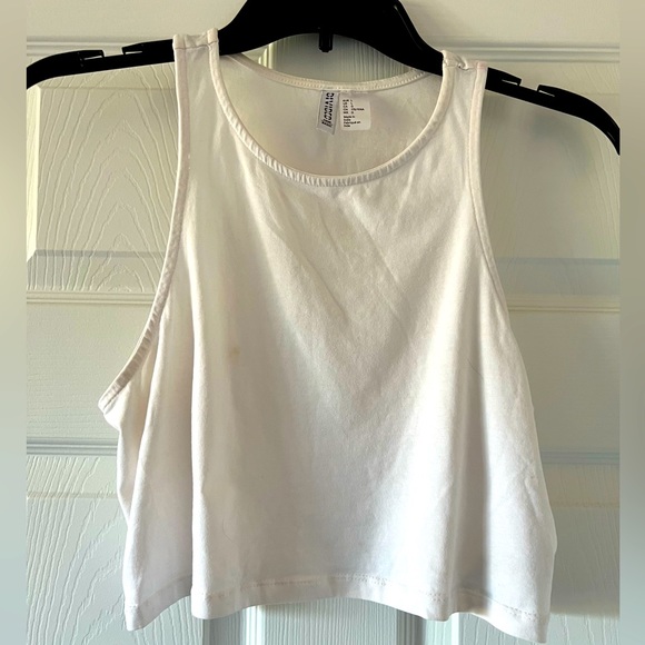 H&M | Tops | Hm White Crop Top | Poshmark